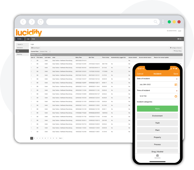 Site Management Software - Visitor Management Software | Lucidity