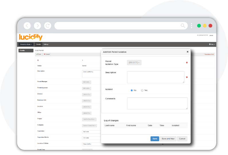 Permit to Work Software - Safety Permit to Work System | Lucidity