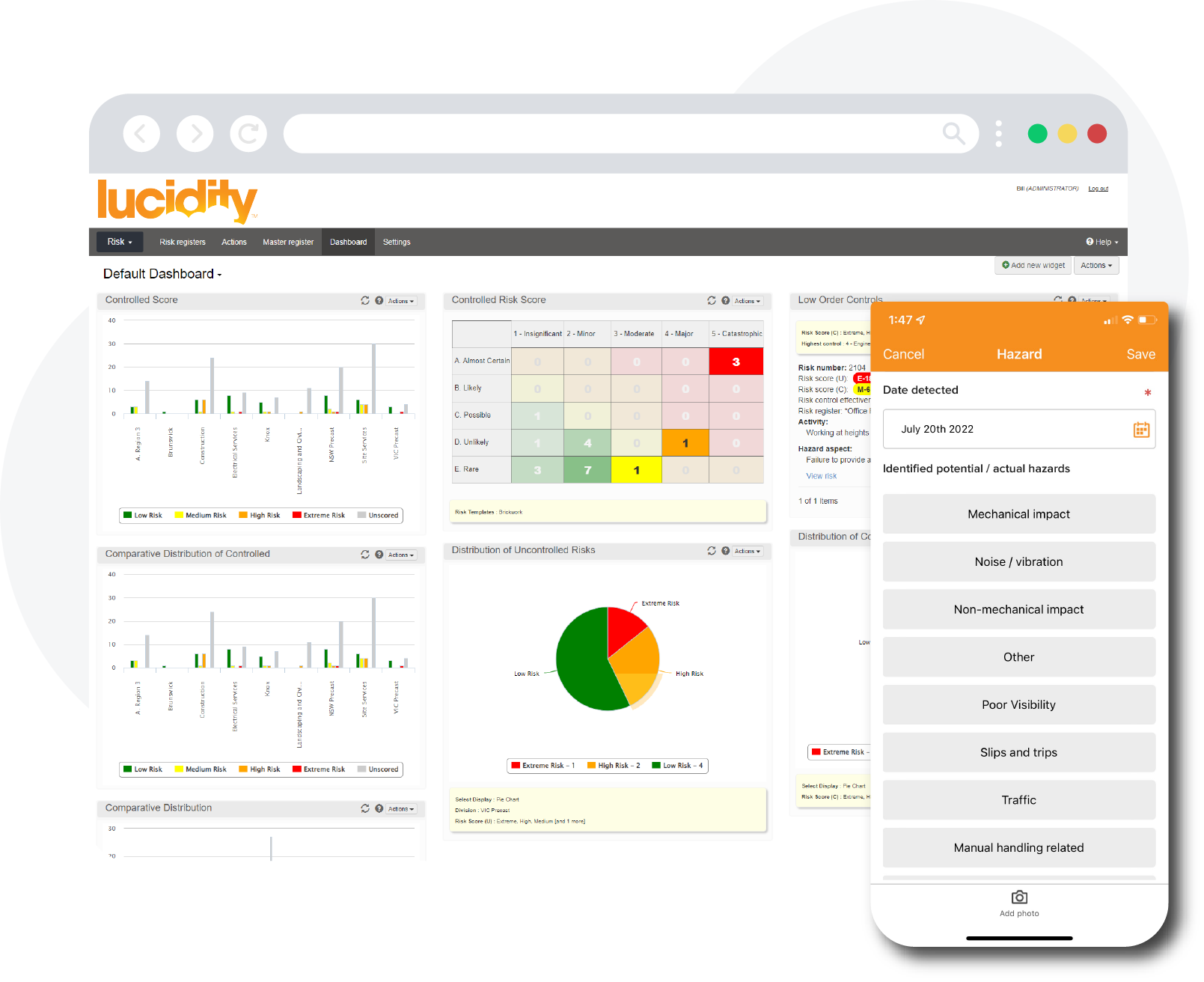 Health & Safety Risk Assessment Software - Risk Register | Lucidity