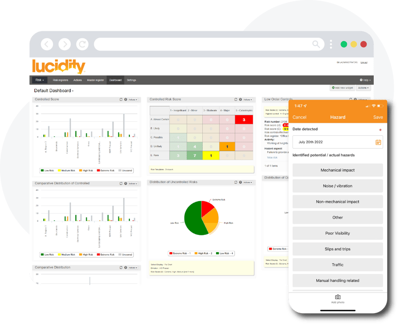 Health & Safety Risk Assessment Software - Risk Register | Lucidity