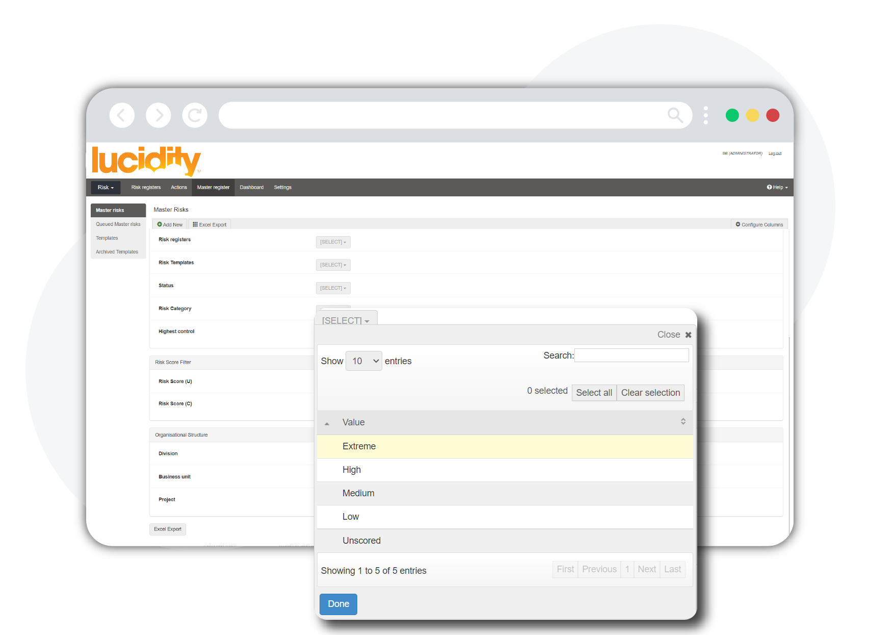 Health & Safety Risk Assessment Software - Risk Register | Lucidity